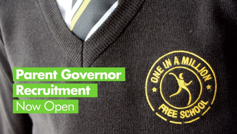 One In A Million - OIAMFS are recruiting for two parent governors